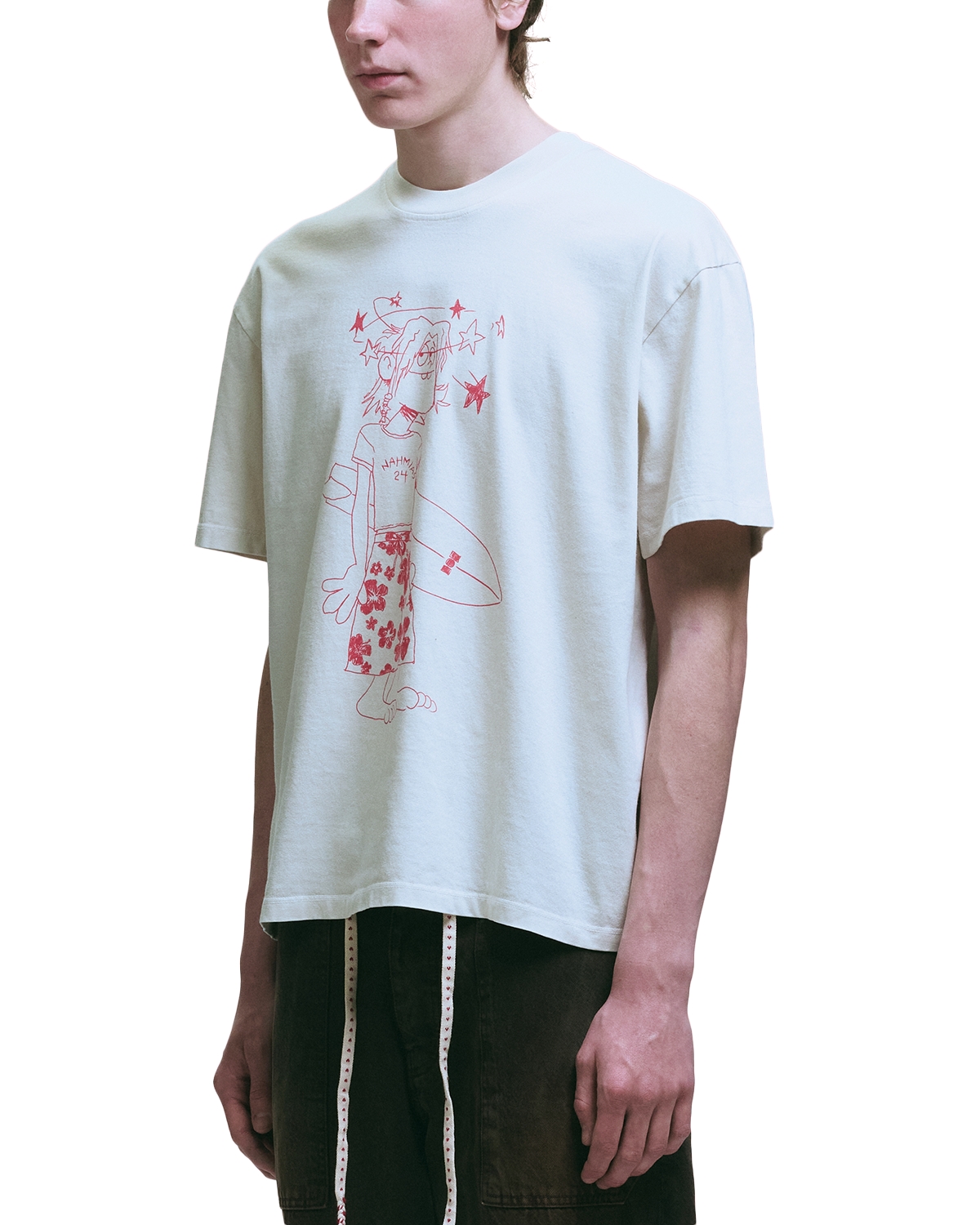 NAHMIAS chadwick cartoon boxy tee